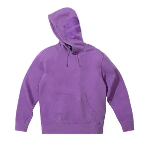 Supreme X The North Face Pigment Printed Hooded Sweatshirt - Purple