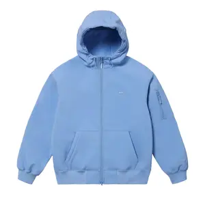 Supreme Windstopper Zip Up Hooded Sweatshirt - Blue