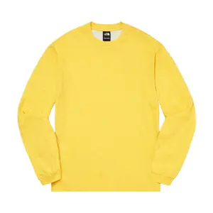 Supreme X The North Face Pigment Printed Long-sleeve Top 'yellow' Yellow