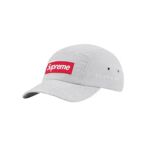 Supreme Stitch Jacquard Camp Cap - Grey