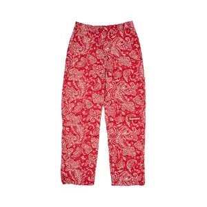 Supreme Micro Down Paisley Pant - Red