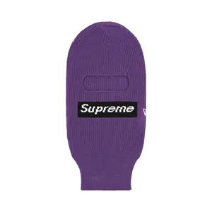 Supreme X New Era Box Logo Balaclava - Purple