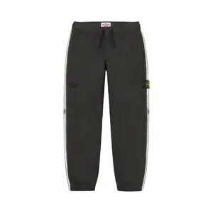 Supreme X Stone Island Stripe Sweatpant - Black