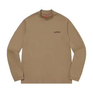 Supreme Mock Neck Top - Tan