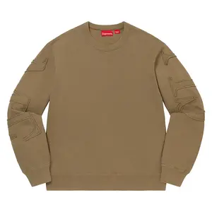 Supreme Tonal Appliqué Crewneck - Brown