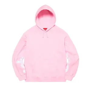 Supreme Cropped Panels Hooded Sweatshirt - Pink