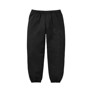 Supreme Satin Appliqué Sweatpant - Black