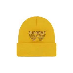 Supreme Nothing But Beanie - Yellow