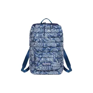Supreme Puffer Backpack - Blue