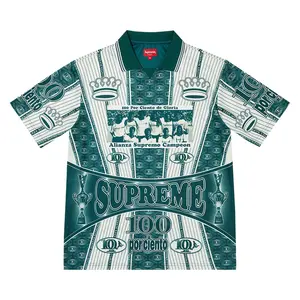 Supreme Por Ciento Soccer Jersey - Green | Editorialist