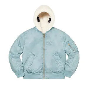 Supreme Faux Fur Reversible Ma-1 - Blue