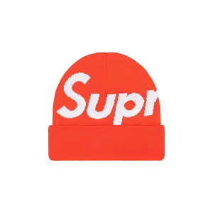 Supreme Big Logo Beanie - Orange