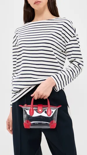 Stoney Clover Lane Pouchette Crossbody Bag - Red