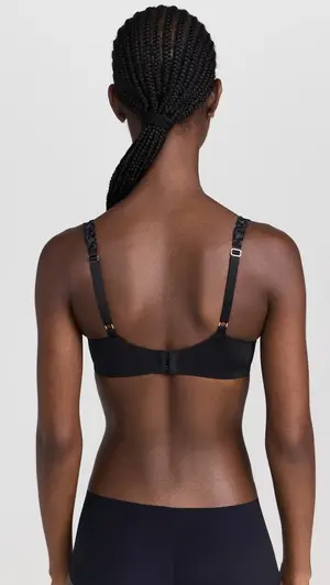 Natori Pure Luxe Push-up Underwire Bra - Black Combo