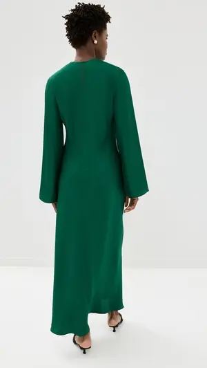 RÓHE Minimal Wide Sleeved Silk Dress