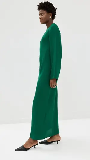 RÓHE Minimal Wide Sleeved Silk Dress