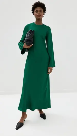RÓHE Minimal Wide Sleeved Silk Dress