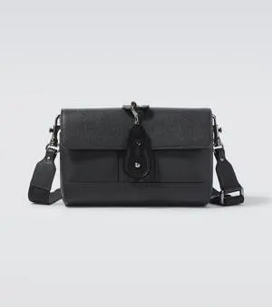 CHRISTIAN LOUBOUTIN Groovy Leather Crossbody Bag - Black