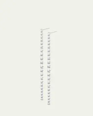 HAUTECARAT 18k Graduated Lab Grown Diamond Drop Earrings