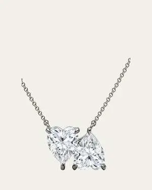 HAUTECARAT 18k Gold Heart Shape Lab Grown Diamond Necklace