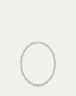 HAUTECARAT 18k Gold Georgian Cut Lab Grown Diamond Necklace