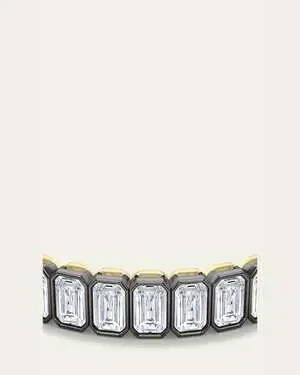 HAUTECARAT 18k Gold Lab Grown Diamond Tennis Bracelet