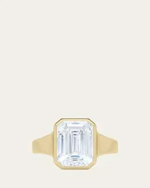 HAUTECARAT 18k 3.0tcw Lab Grown Diamond Ring - Gold