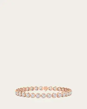 HAUTECARAT 18k Lab Grown Diamond Bracelet - Rose Gold