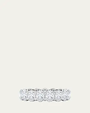 HAUTECARAT 18k Tcw Lab Grown Diamond Eternity Band - White Gold