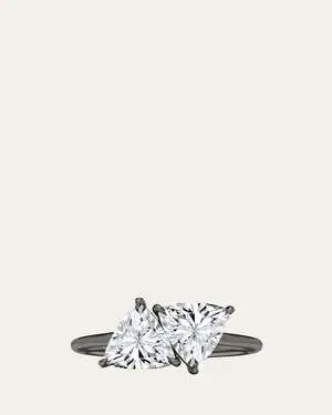 HAUTECARAT 18k Gold Twin Ring