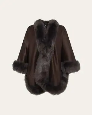 Women's Shearling Capes