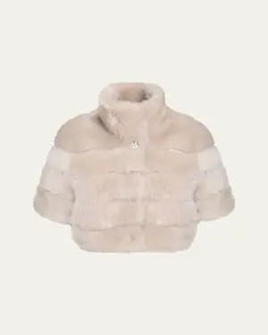 Gorski Reversible Merinillo Shearling Bolero