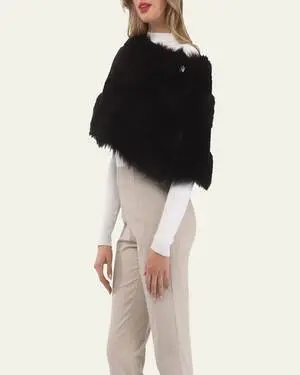 Gorski Reversible Merinillo Shearling Lamb Cape