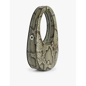 Coperni Snake-print Leather Crossbody Bag
