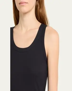 Hanro Ribbed Cotton Sleep & Lounge Tank