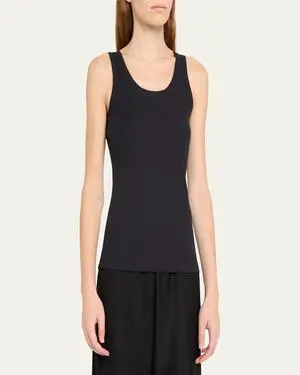 Hanro Ribbed Cotton Sleep & Lounge Tank