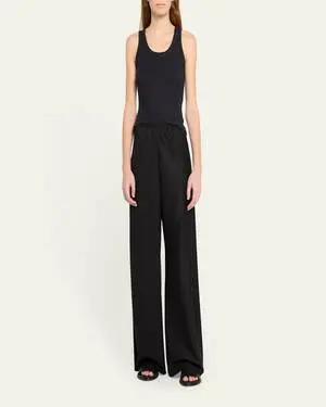 Hanro Ribbed Cotton Sleep & Lounge Tank