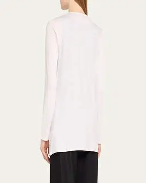 Majestic Filatures Soft Touch Open-front Cardigan - Black