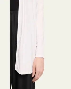 Majestic Filatures Soft Touch Open-front Cardigan - Black