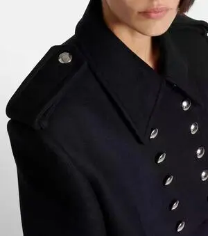 Khaite The Leara Cropped Wool-blend Jacket