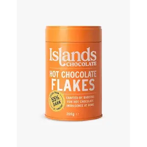 ISLANDS CHOCOLATE 55% Dark Chocolate Flakes 200g - One-color