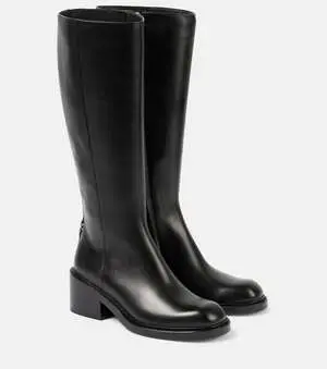 Chloé Marcie Leather Knee-high Boots