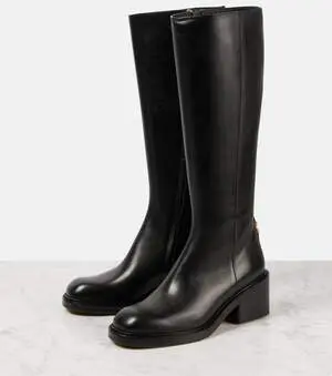 Chloé Marcie Leather Knee-high Boots