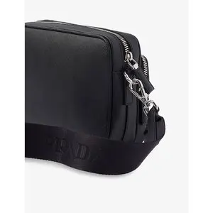 Prada Brand-plaque Saffiano Leather Shoulder Bag