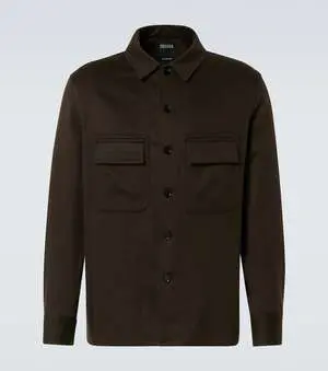 Zegna Single Breasted Overshirts For Men