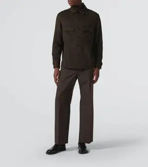 Zegna Alba Cashmere Overshirt - Brown
