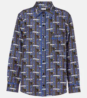 Burberry Printed Silk Shirt