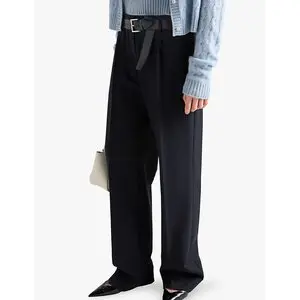 Prada Straight-leg Wool Trousers