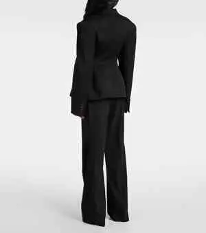 Stella McCartney Single-breasted Wool Blazer - Black