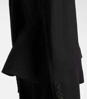 Stella McCartney Single-breasted Wool Blazer - Black